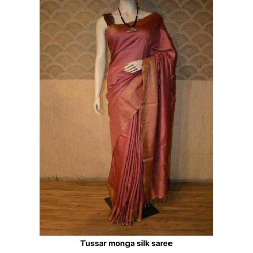 Moonga Tussar Silk Saree At Best Price In India